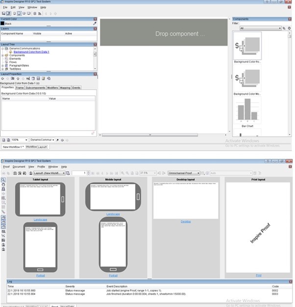 Utilizing Dynamic Communications in Quadient Inspire.